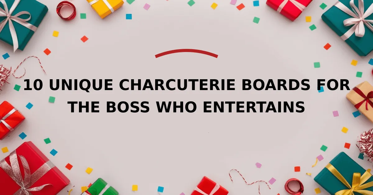 10 Unique Charcuterie Boards for the Boss Who Entertains (2026) | Giftron