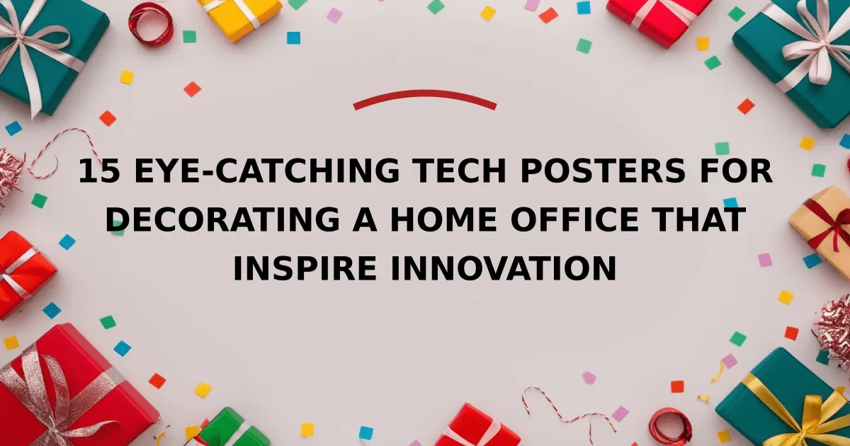 15 Eye-Catching Tech Posters for Decorating a Home Office That Inspire ...